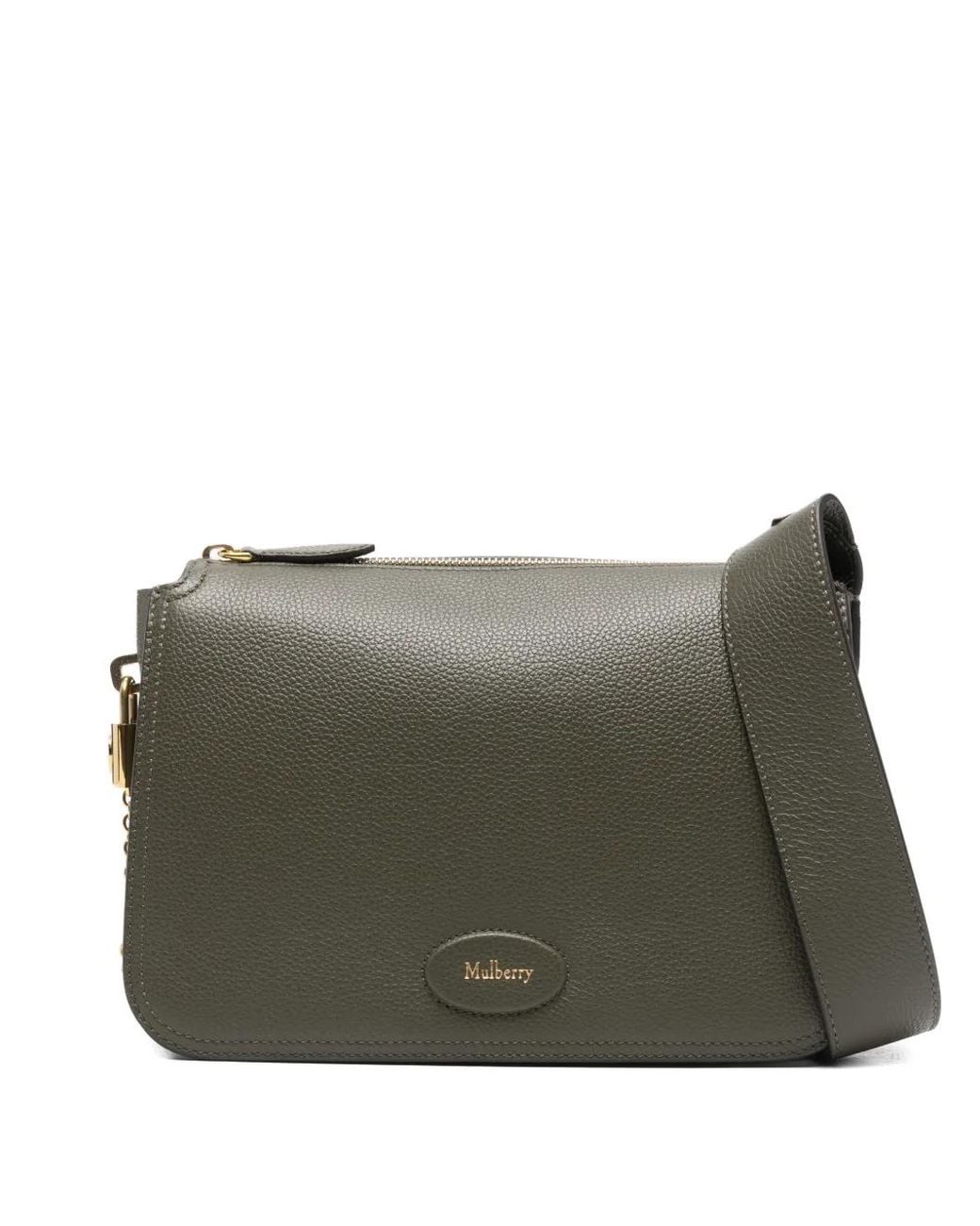 Mulberry Small Billie Leather Cross Body Bag in Gray | Lyst