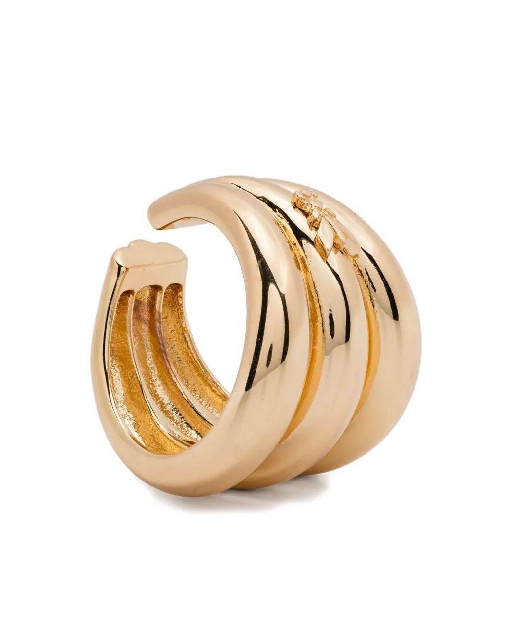 Patrizia Pepe Circle Ear Cuff in Metallic | Lyst UK