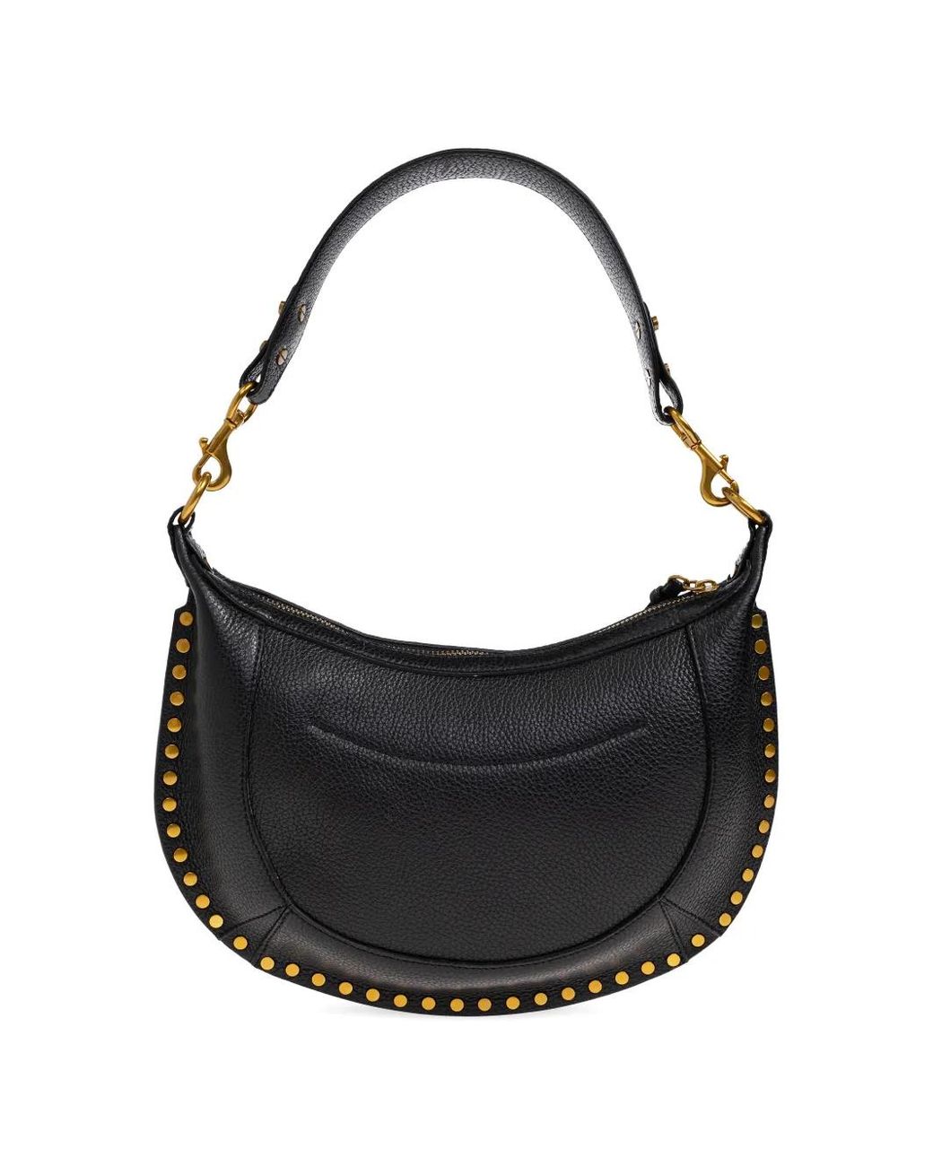 Isabel Marant Oskan Moon Studded Leather Tote Bag in Black | Lyst