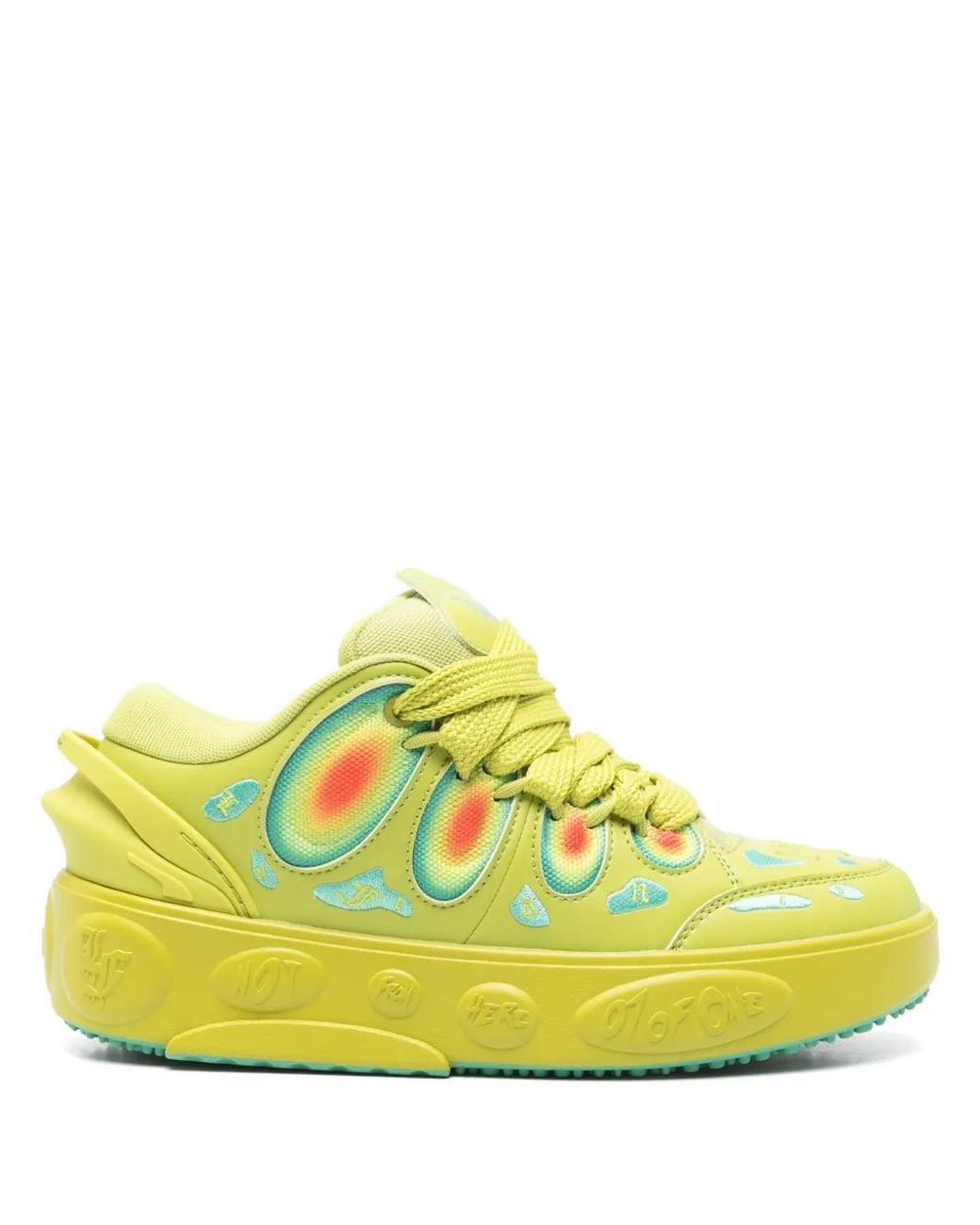PUMA X Lamelo Ball Lafrancé Heatmap Sneakers in Yellow | Lyst