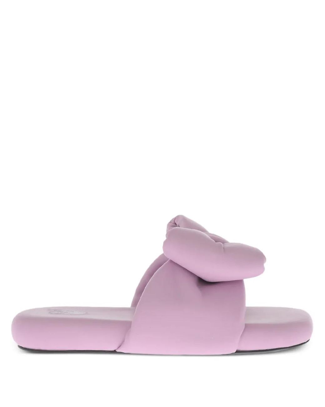 Off-White c/o Virgil Abloh Bow-Detail Slide Sandals in Purple | Lyst