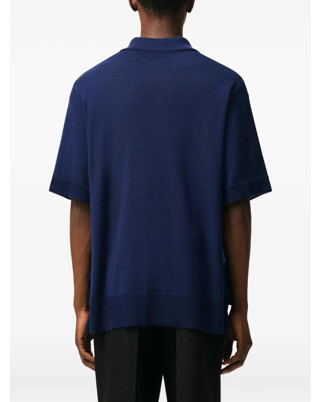 Ami Paris Ami De Coeur Polo Shirt in Blue | Lyst
