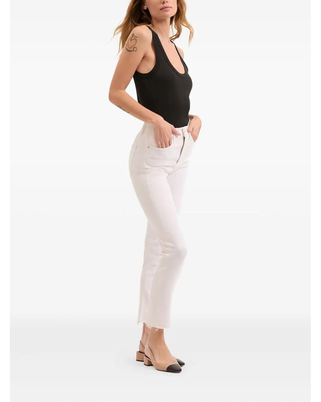Veronica Beard White Jeans