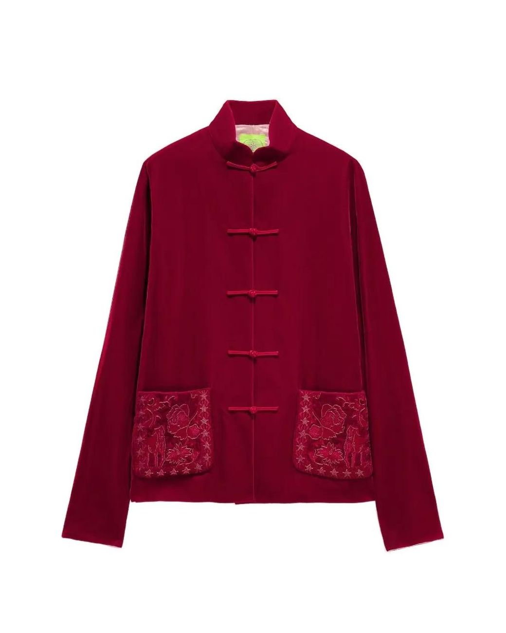 Shanghai Tang Embroidered Pocket Tang Jacket | Lyst