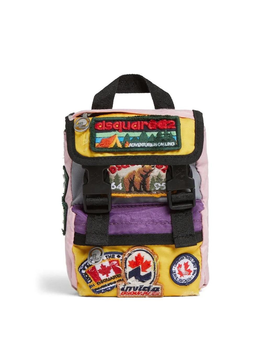 DSquared² X Invicta Patch-Detail Backpack in Black | Lyst