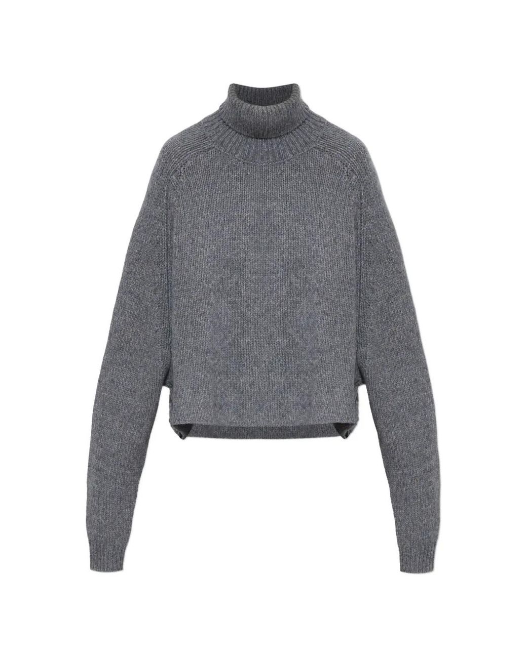 Lisa Yang Roll-Neck Sweater in Grey | Lyst UK
