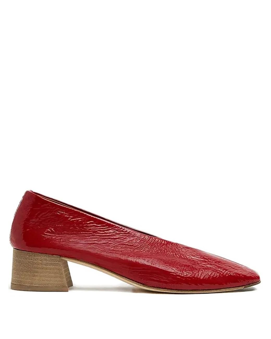 Miista 35Mm Bibi Block-Heel Pumps in Red | Lyst