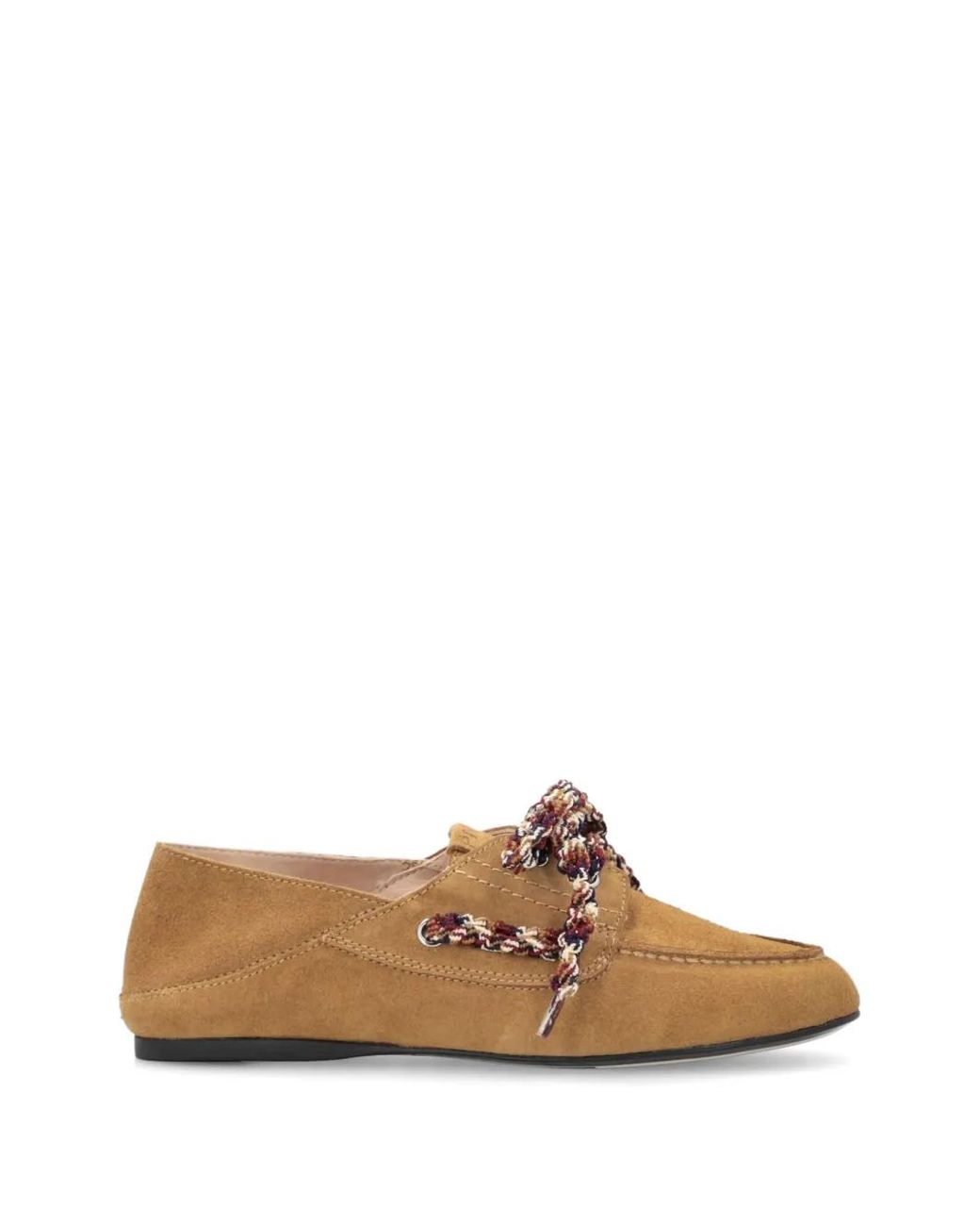 Pinko Braided-Tie Loafers in Brown | Lyst UK