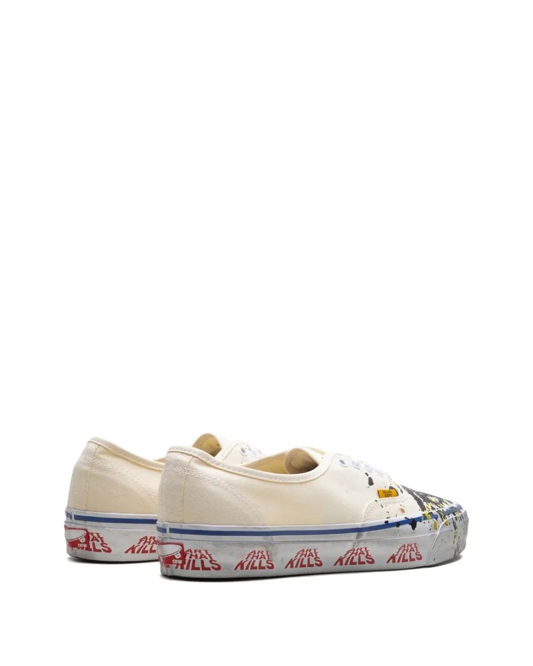 Vans X Gallery Dept Authentic "Art That Kills" Sneakers in White for ...