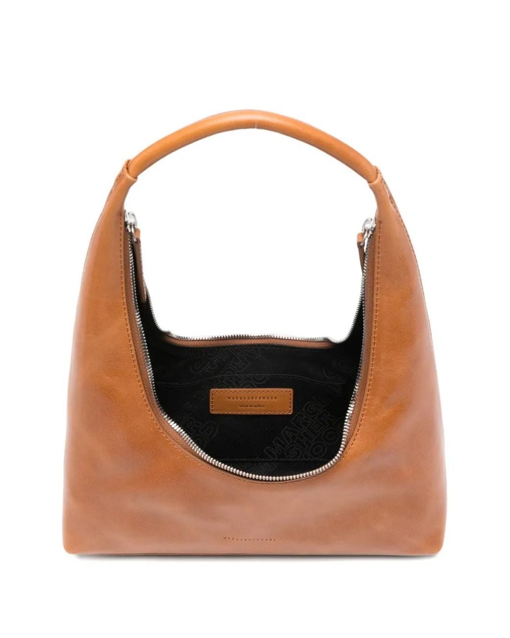 Marge Sherwood Zip Leather Shoulder Bag in Brown | Lyst