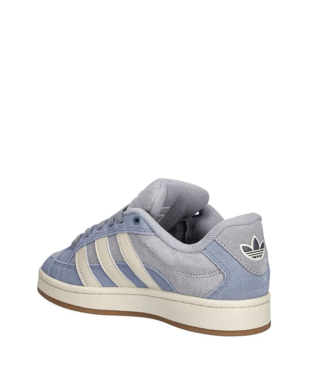adidas Suede Three-Stripe Sneakers in Blue | Lyst