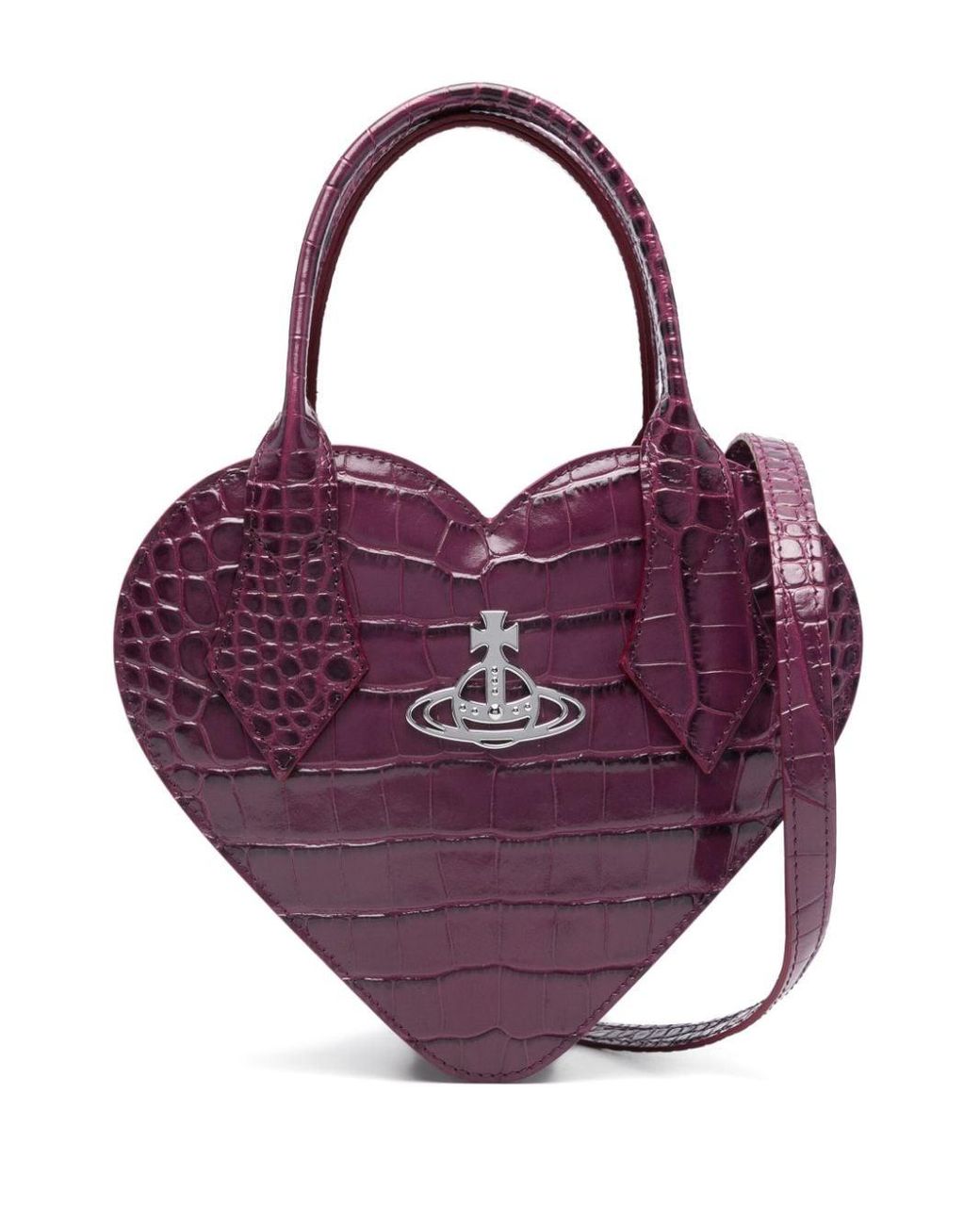 Vivienne Westwood Josephine Heart Tote Bag in Purple | Lyst