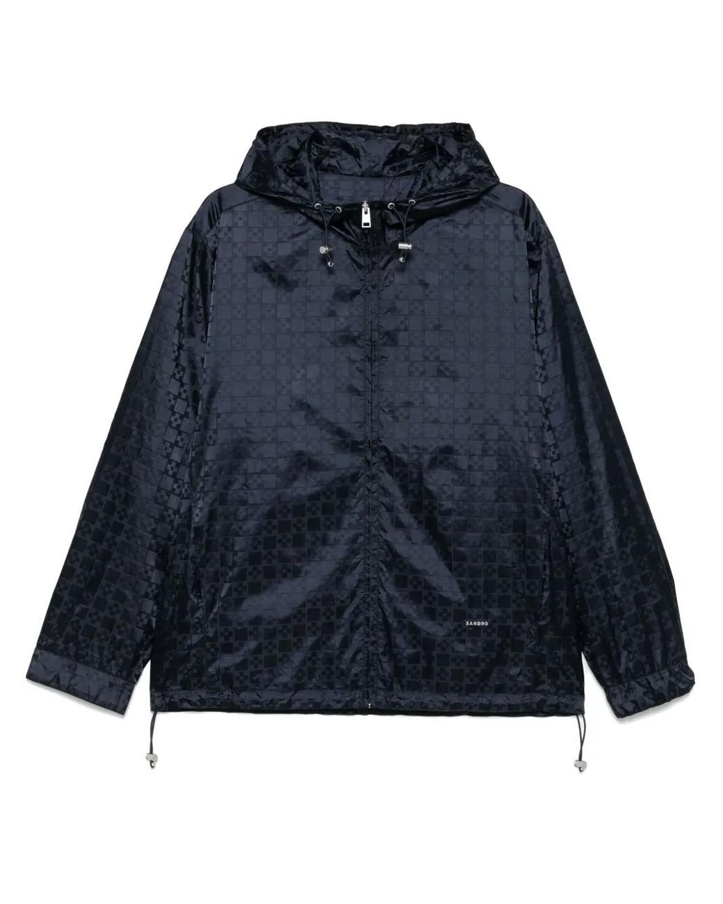 Sandro Square Cross Jacket in Blue for Men | Lyst