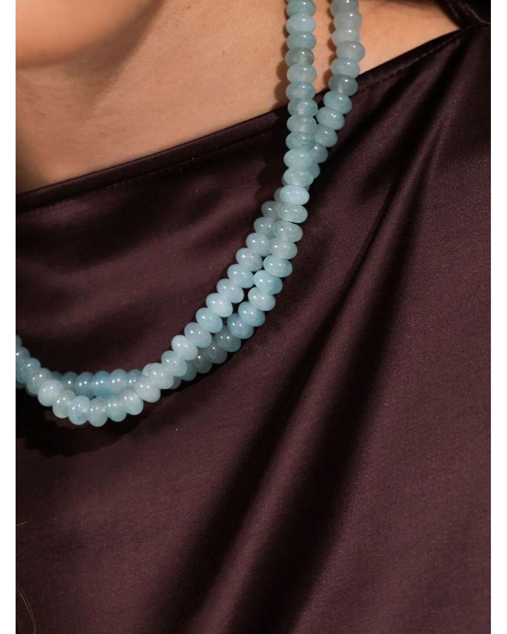 Jennifer Behr Veronica Quartz Necklace in Green | Lyst