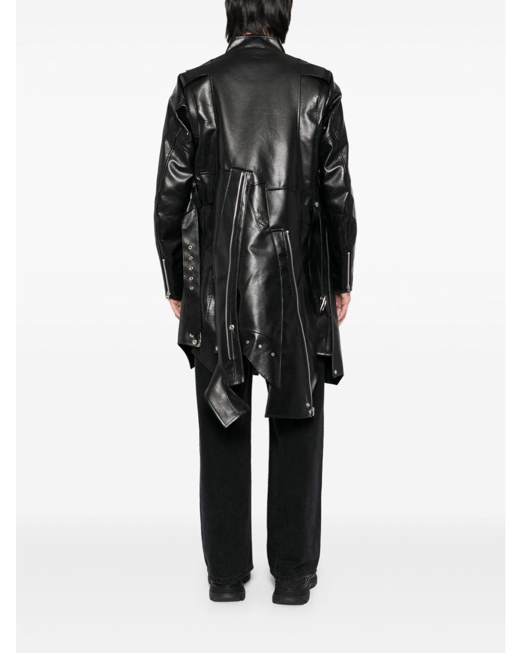 Junya Watanabe Rivet Detailing Biker Jacket in Black for Men Lyst UK