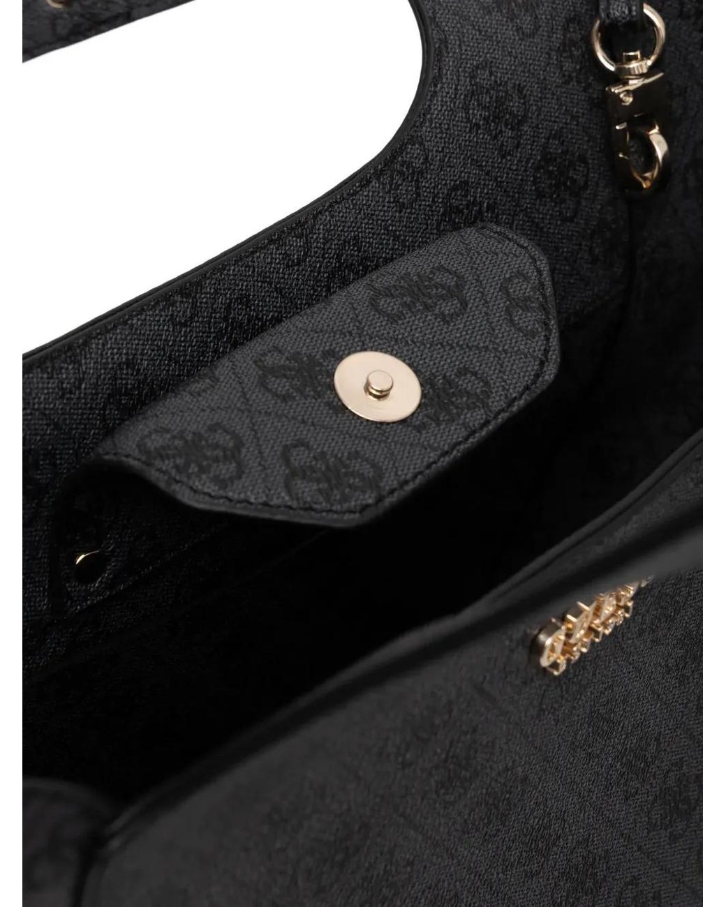 Guess Calista 4G Tote Bag in Black | Lyst