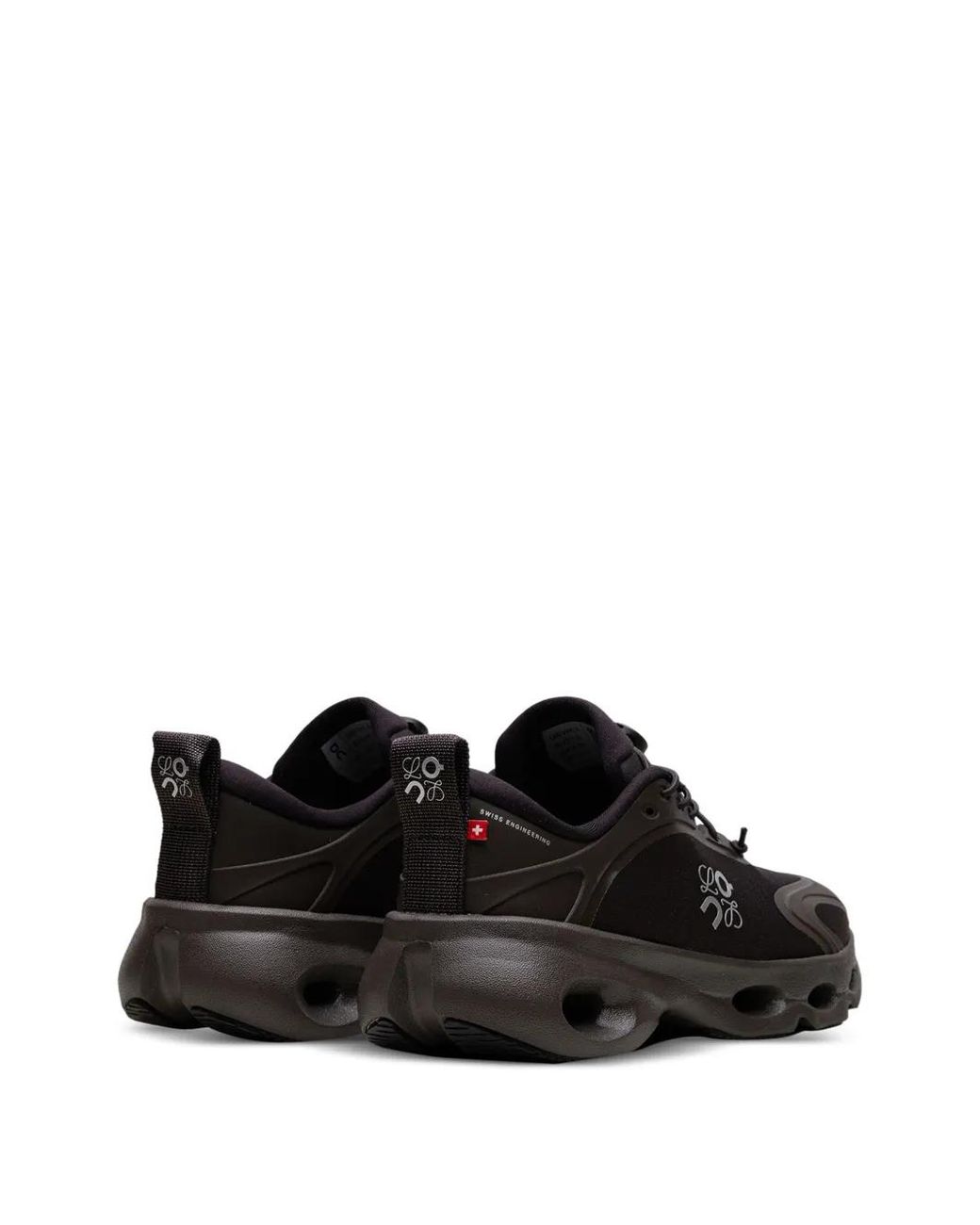On Shoes X Loewe Cloudsolo Logo-Print Sneakers in Black | Lyst