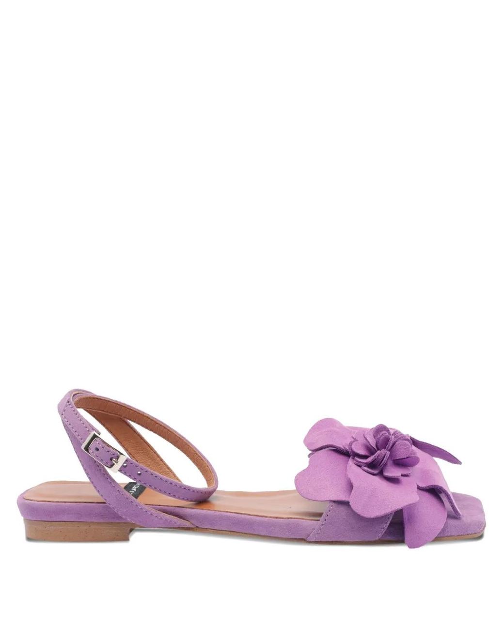 Ángel Alarcón Leather Sandals in Pink | Lyst