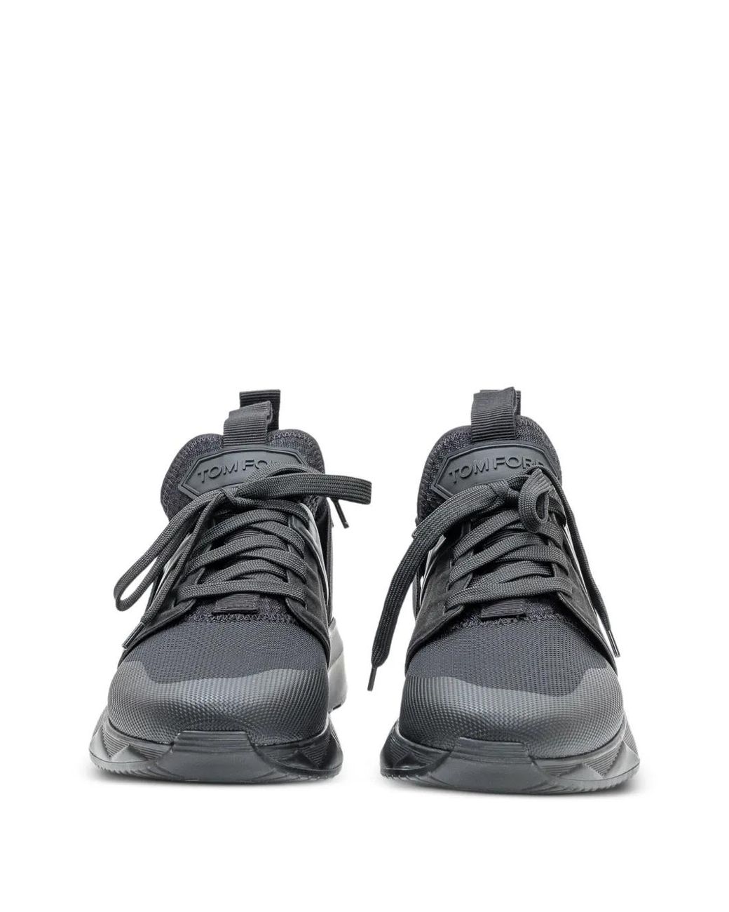 Tom Ford Jago Leather Sneaker in Black for Men | Lyst