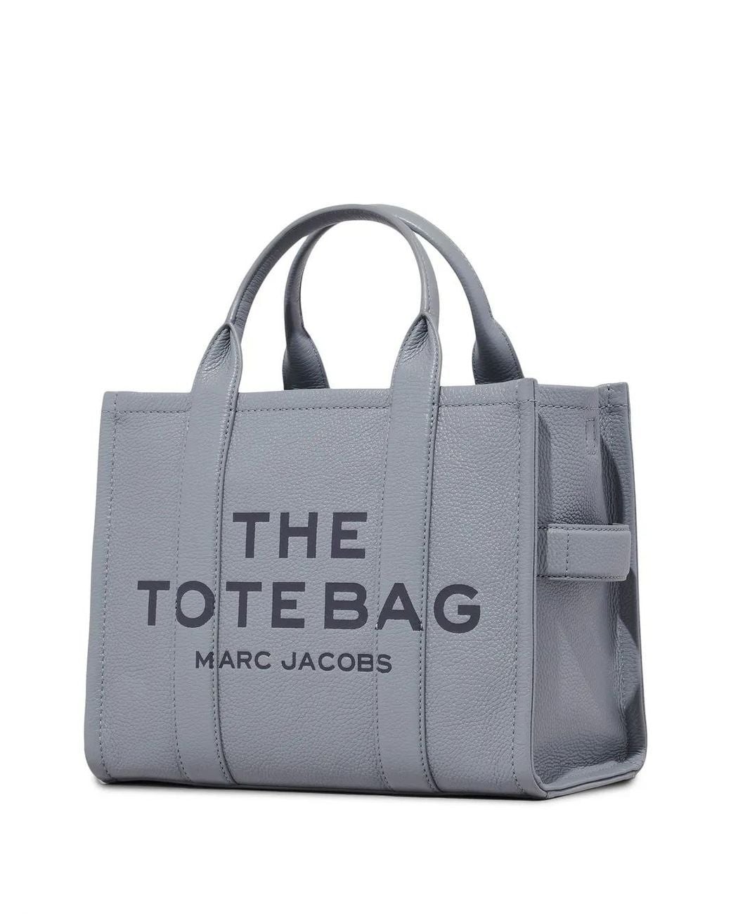 Marc Jacobs The Leather Medium Tote Bag in Gray | Lyst