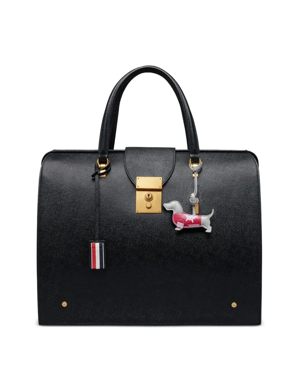 Thom Browne Hector Bag Charm in Pink | Lyst
