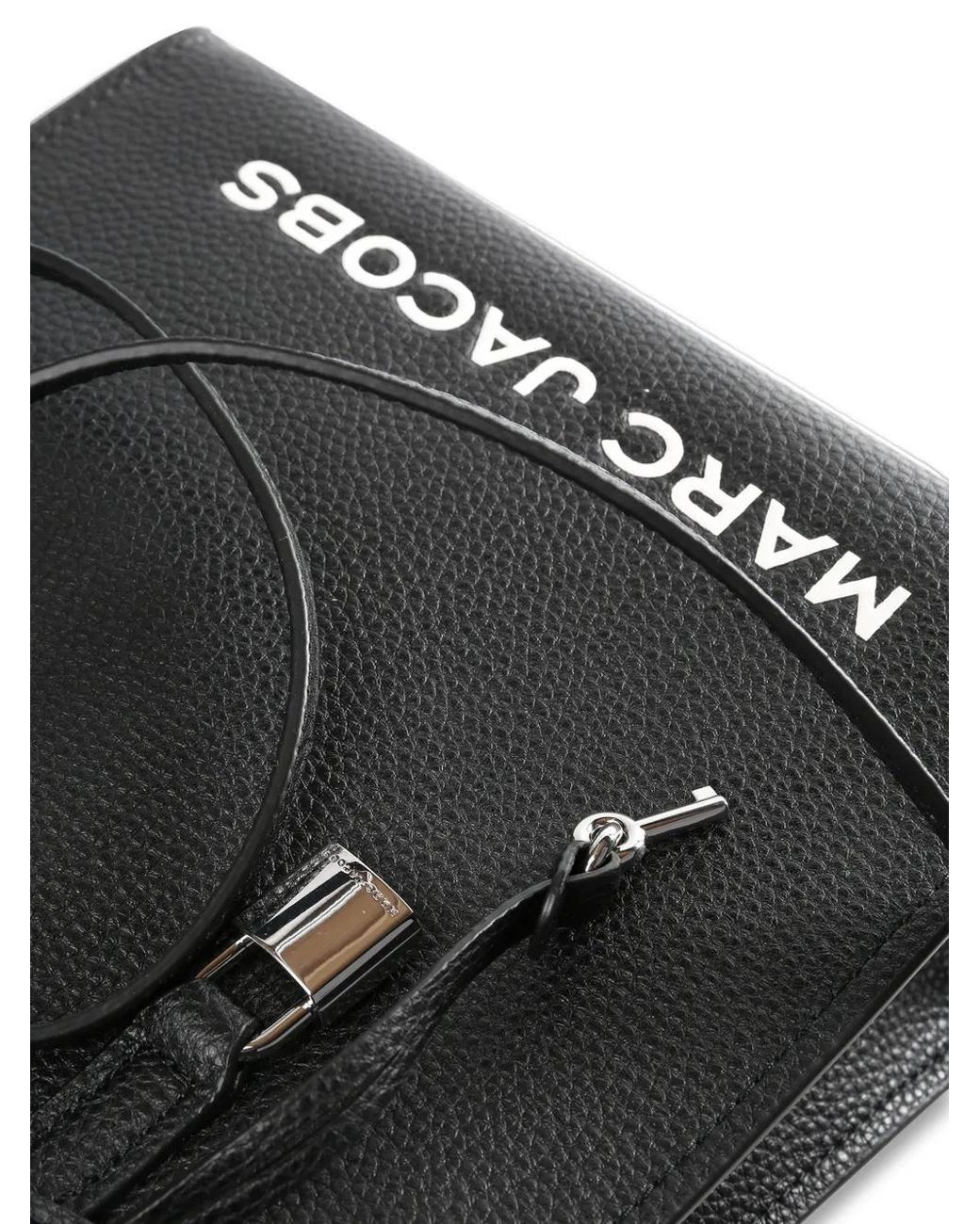 Marc Jacobs Lock-Charm Embellishment Tote Bag in Black | Lyst