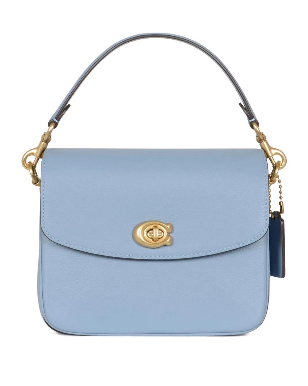COACH Cassie Turn-Lock Top-Handle Mini Bag in Blue | Lyst