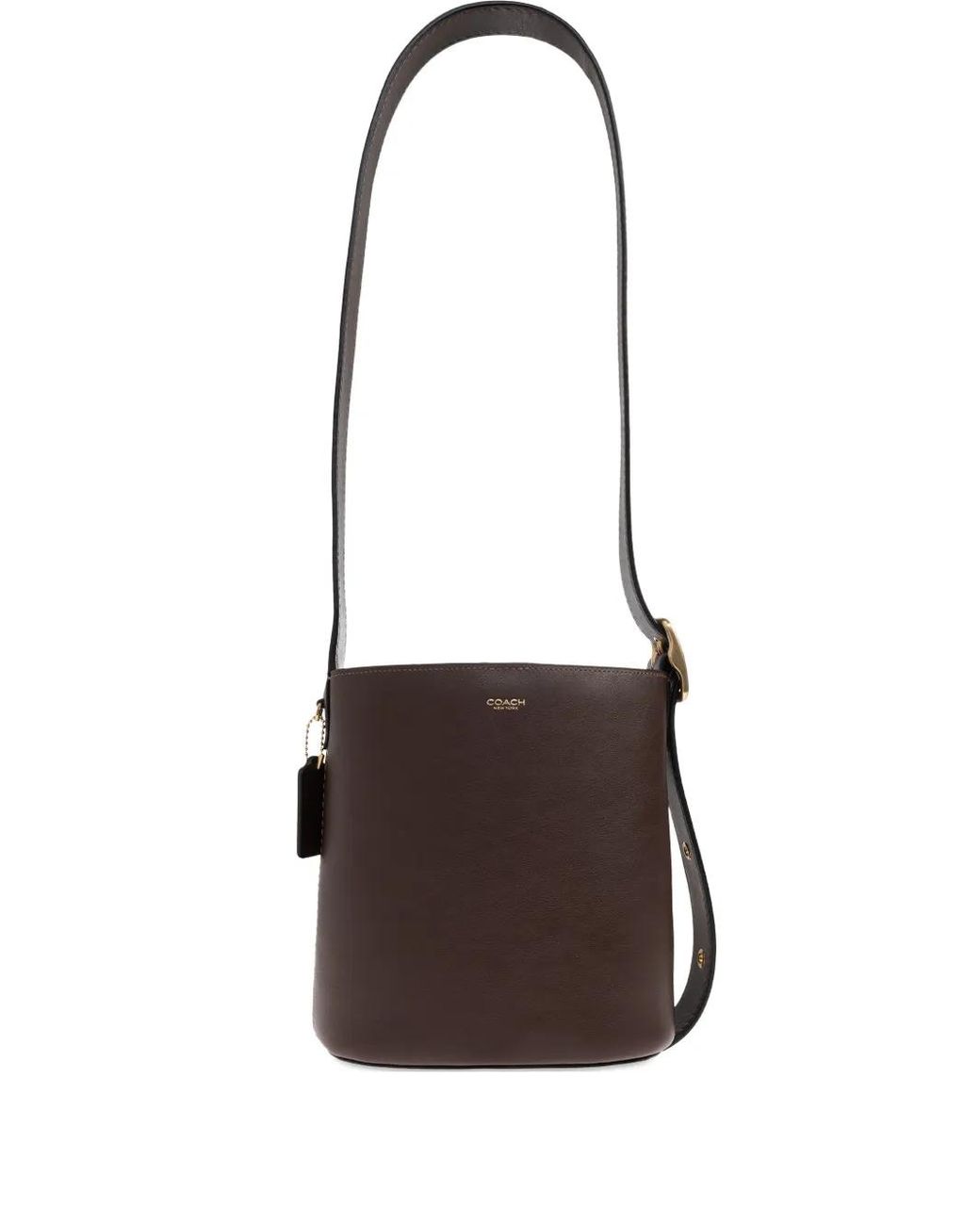 COACH Bleecker Strap Calf Leather Tote Bag in White | Lyst
