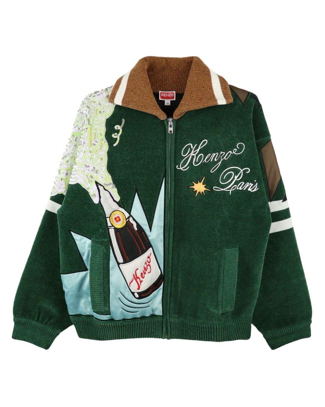 Kenzo green jacket store