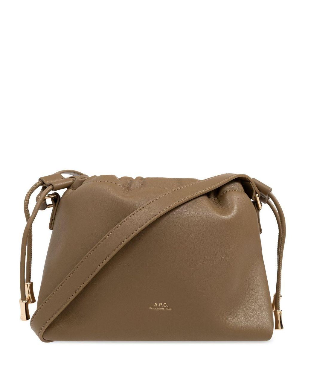 A.P.C. Mini Ninon Cross Body Bag in Brown | Lyst UK