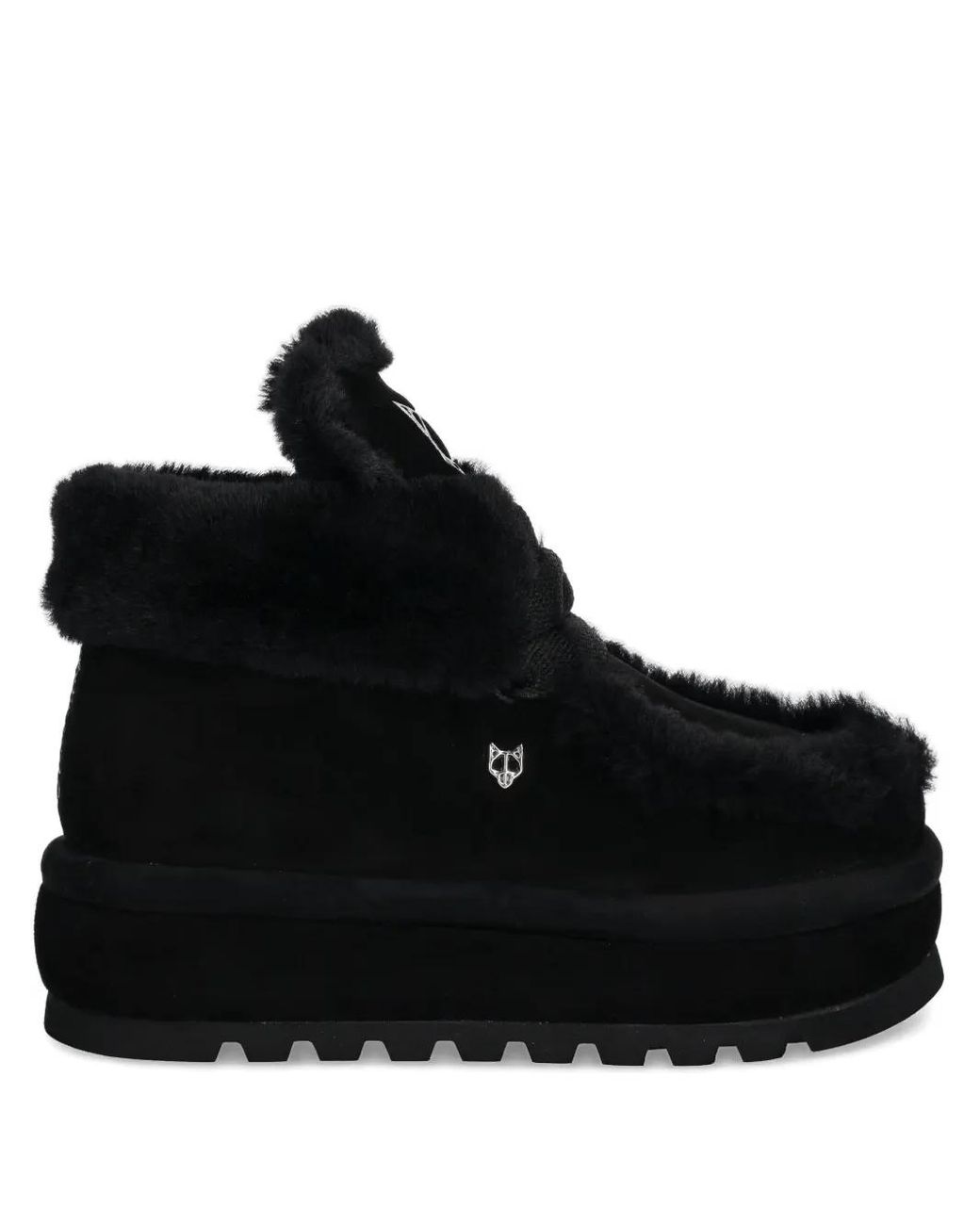 Naked Wolfe 60Mm Bambi Shearling Boots in Black | Lyst