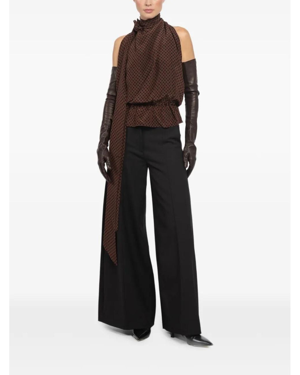 Petar Petrov Opera Long Gloves in Black | Lyst