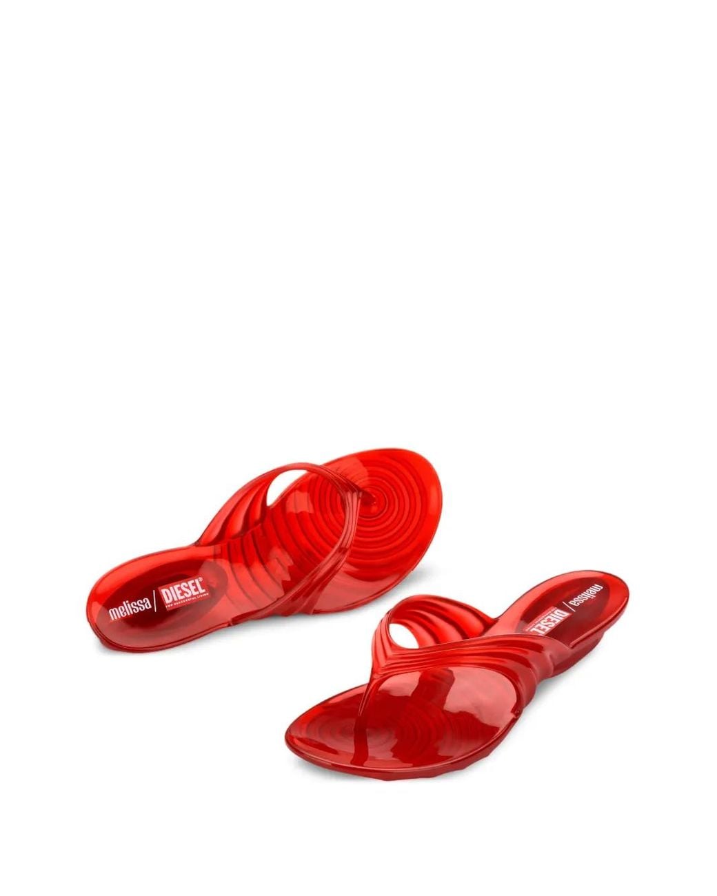 Melissa X Diesel Thong Flip-Flops in Red | Lyst