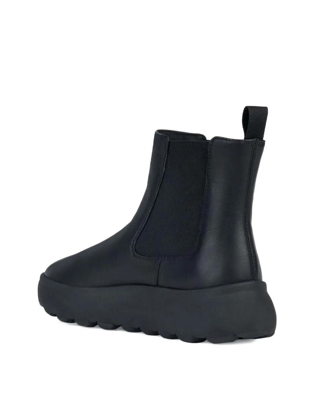 Geox Rubber-Sole Chelsea Boots in Black | Lyst