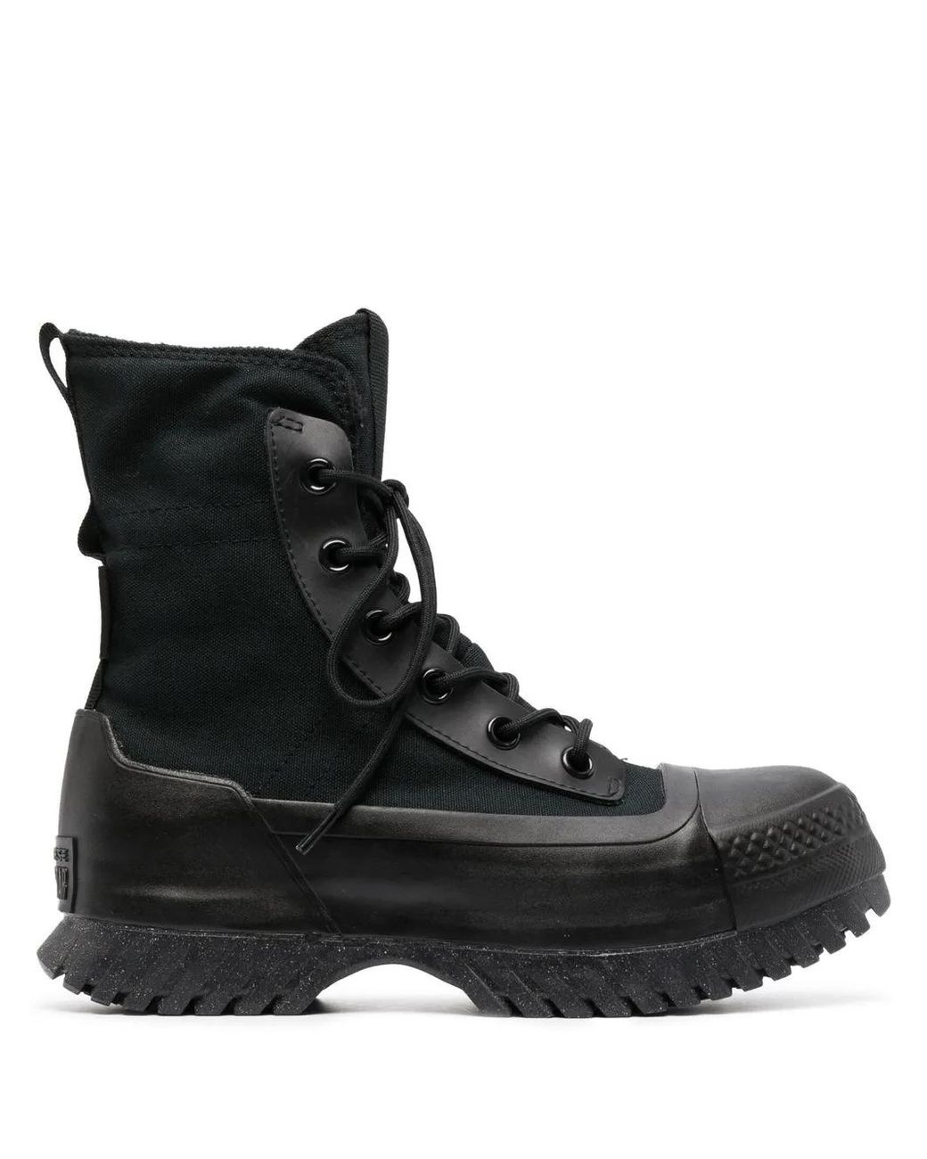 Converse Chuck Taylor All-Star Lugged High-Top Sneakers in Black | Lyst UK