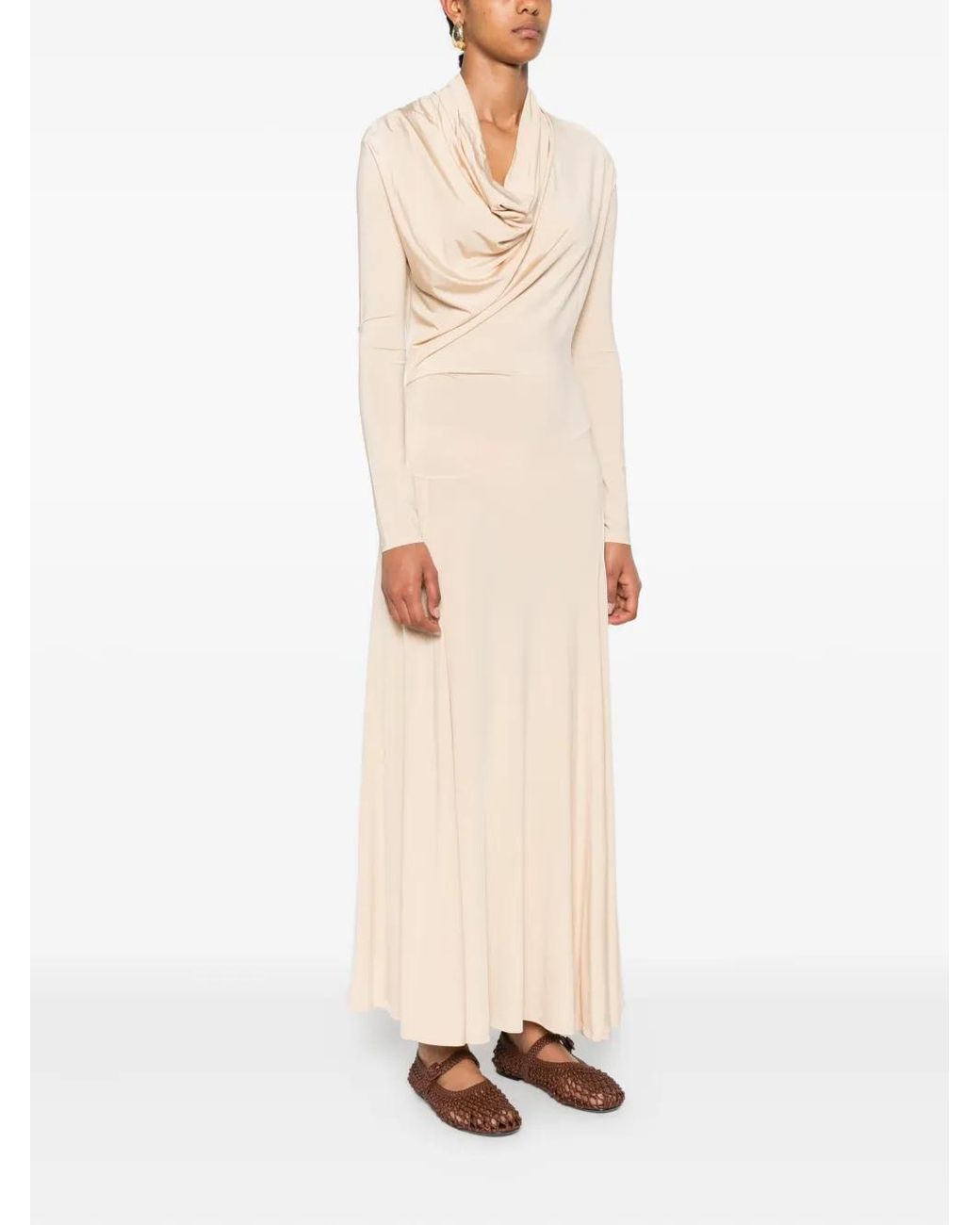 TOVE Eadan Maxi Dress in Natural | Lyst