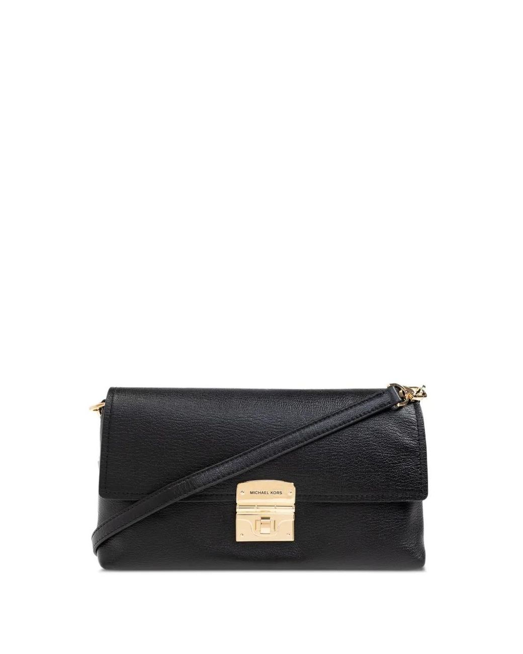 Michael Kors Medium Addie Shoulder Bag in Black | Lyst