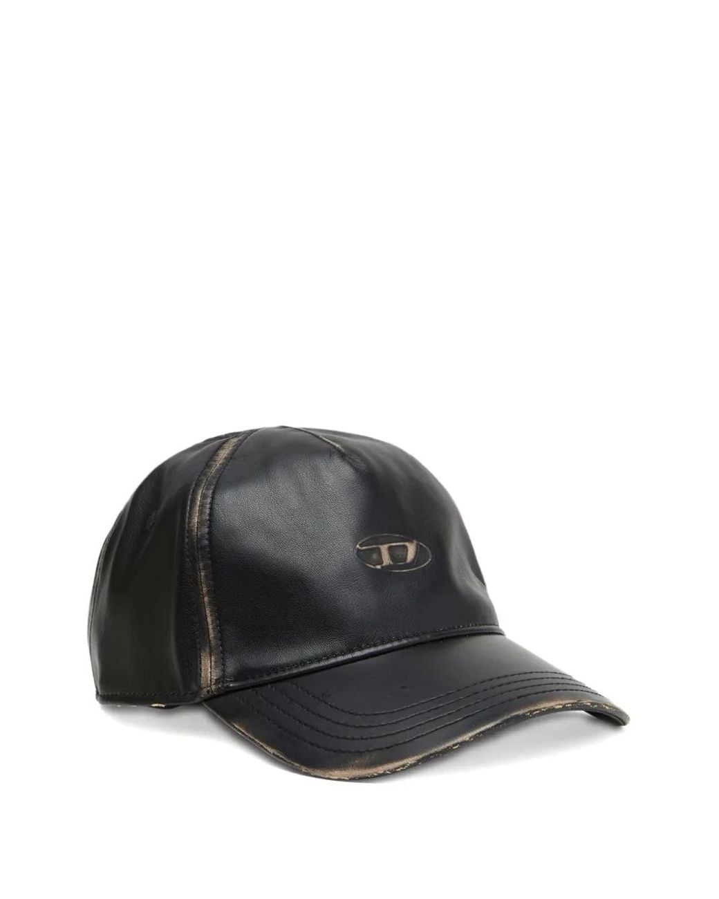 DIESEL Logo-Embossed Baseball Cap in Black for Men | Lyst