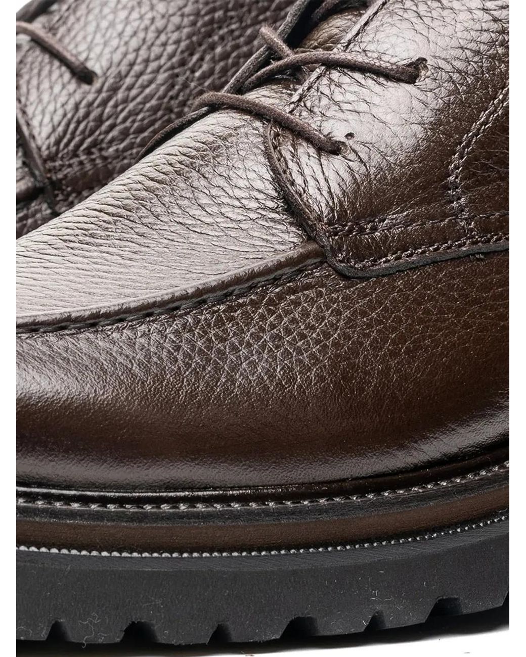 Poche Paris Lace-Up Ankle Boots in Black for Men | Lyst