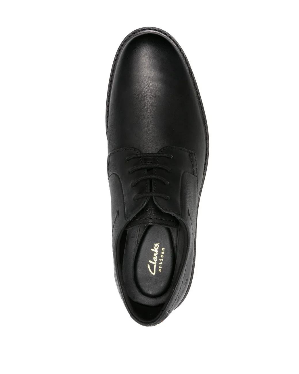 Clarks Atticus Ltlace Leather Derby Shoes in Black for Men | Lyst