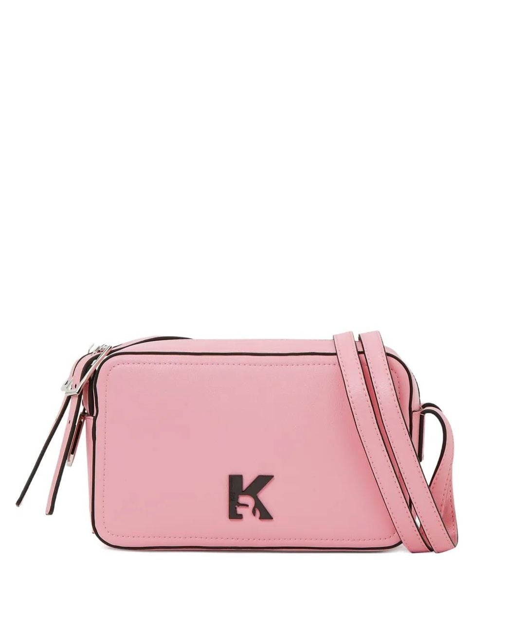 KARL LAGERFELD K Logo Camera Bag in Pink | Lyst