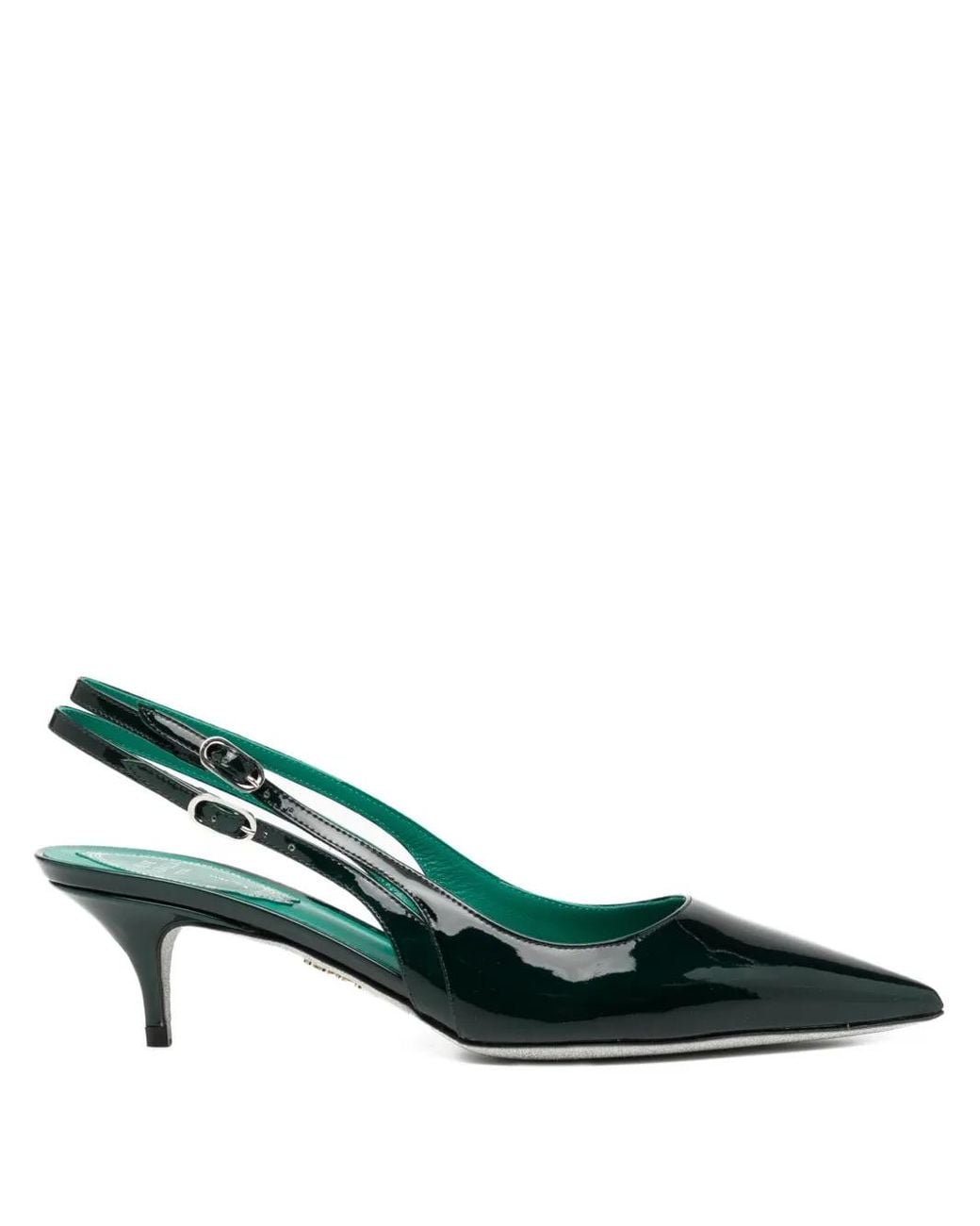 Rene Caovilla Olivia Pumps in Green | Lyst UK