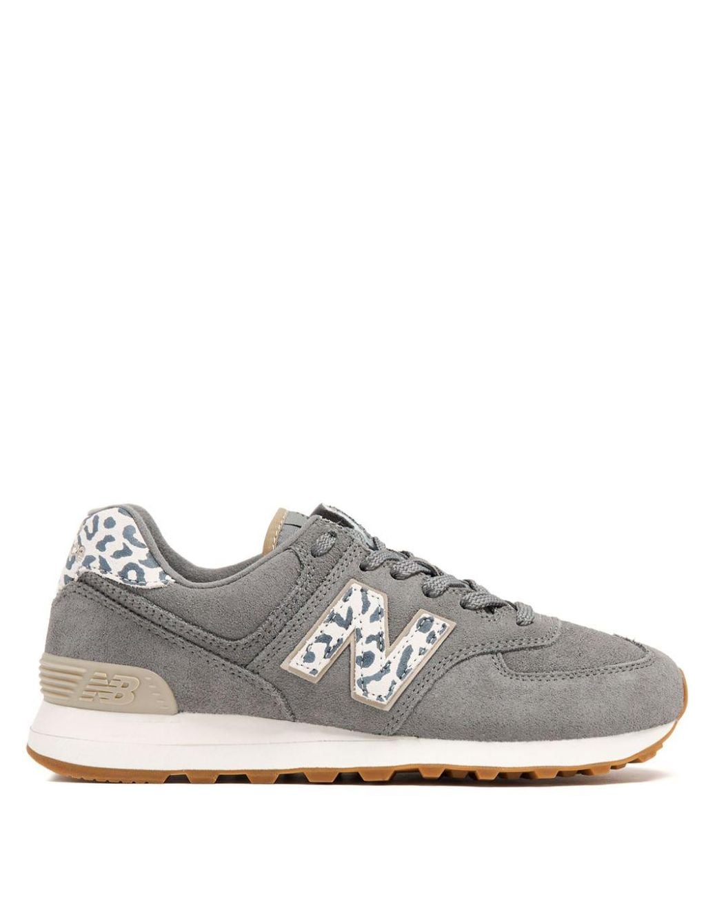 New Balance 574 "Leopard" Sneakers in Gray | Lyst