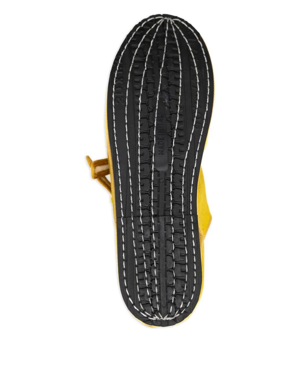 Gondolina Nina Mary Jane Double-Lace Ballet Flats in Yellow | Lyst