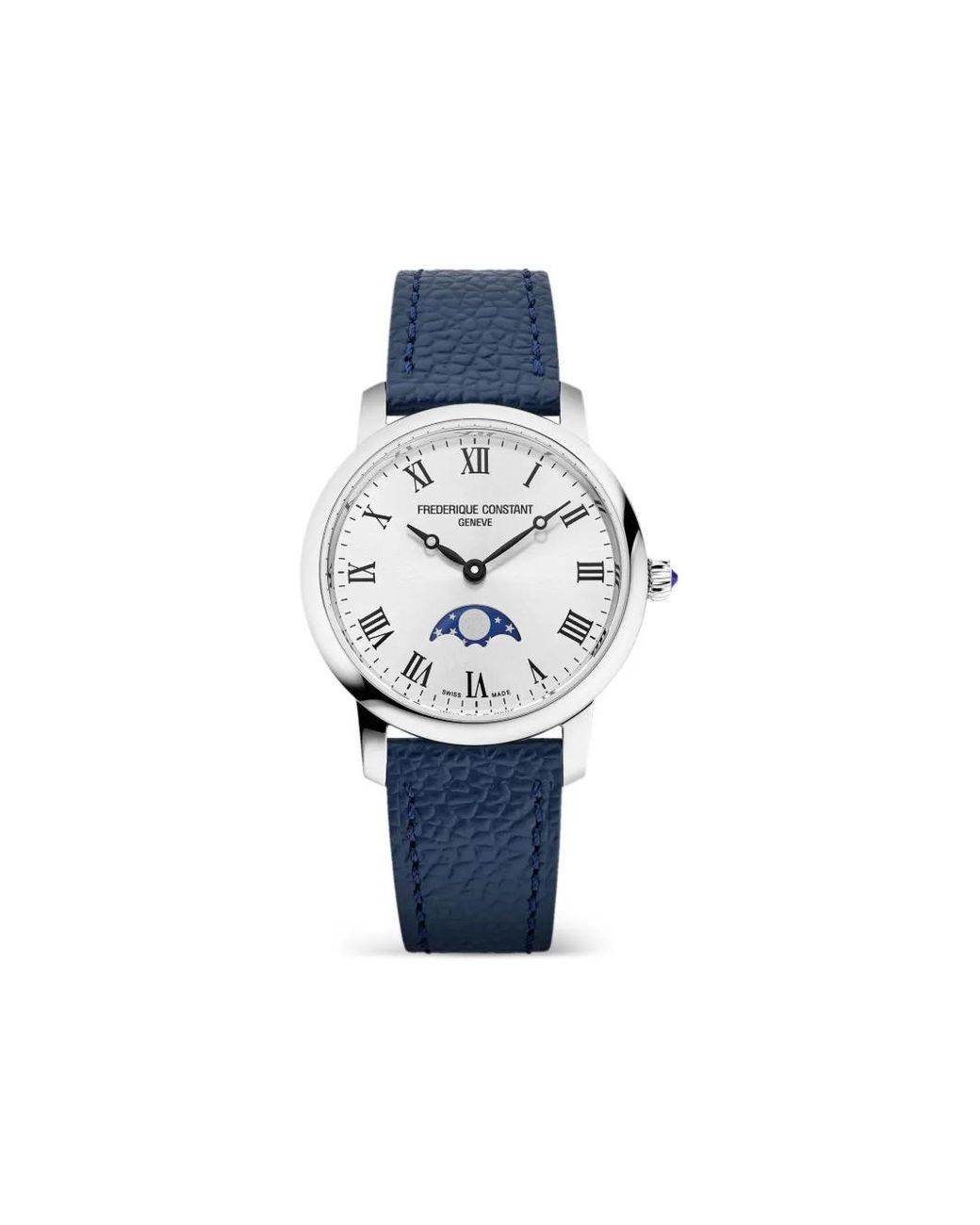 Frederique Constant Classics Slimline Moonphase 30Mm in Blue | Lyst
