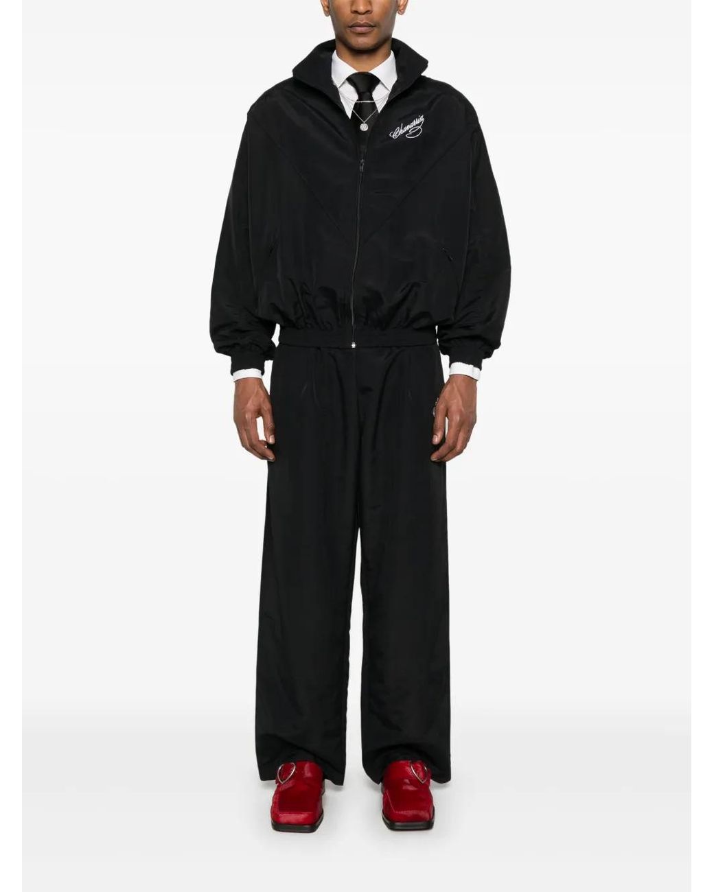 Willy Chavarria Ruff Rider Jacket in Black for Men | Lyst