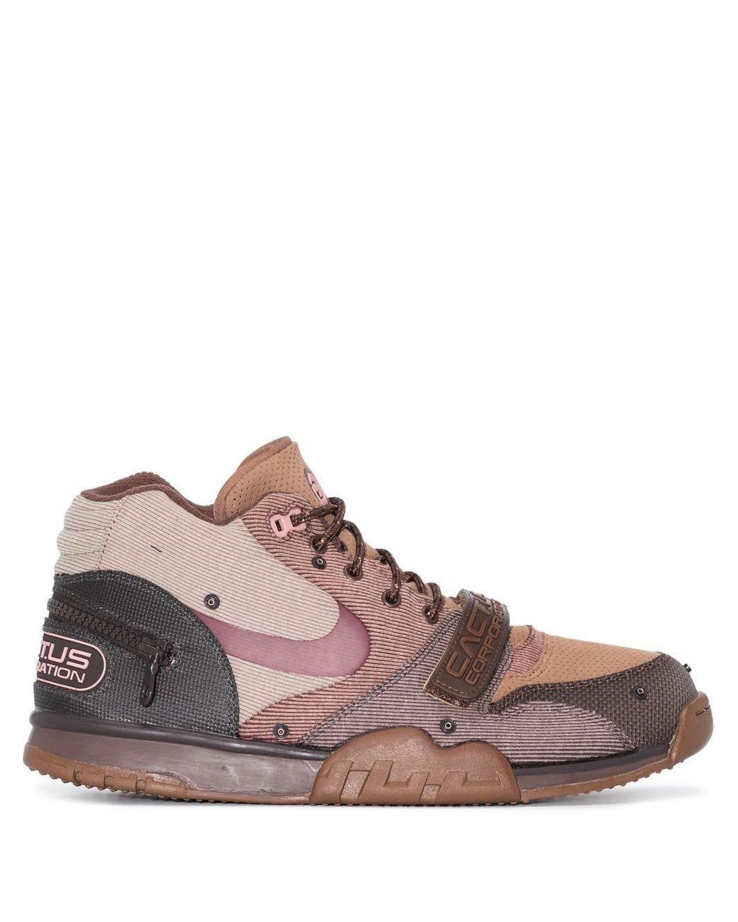 Nike X Travis Scott Cactus Jack Air 1 Sneakers in Brown for Men | Lyst UK