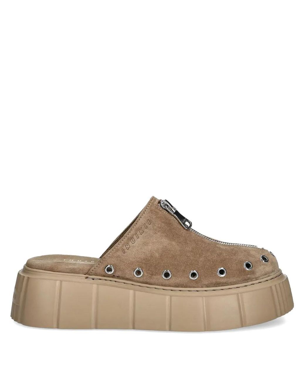 Inuikii Matilda Suede Mules in Brown | Lyst