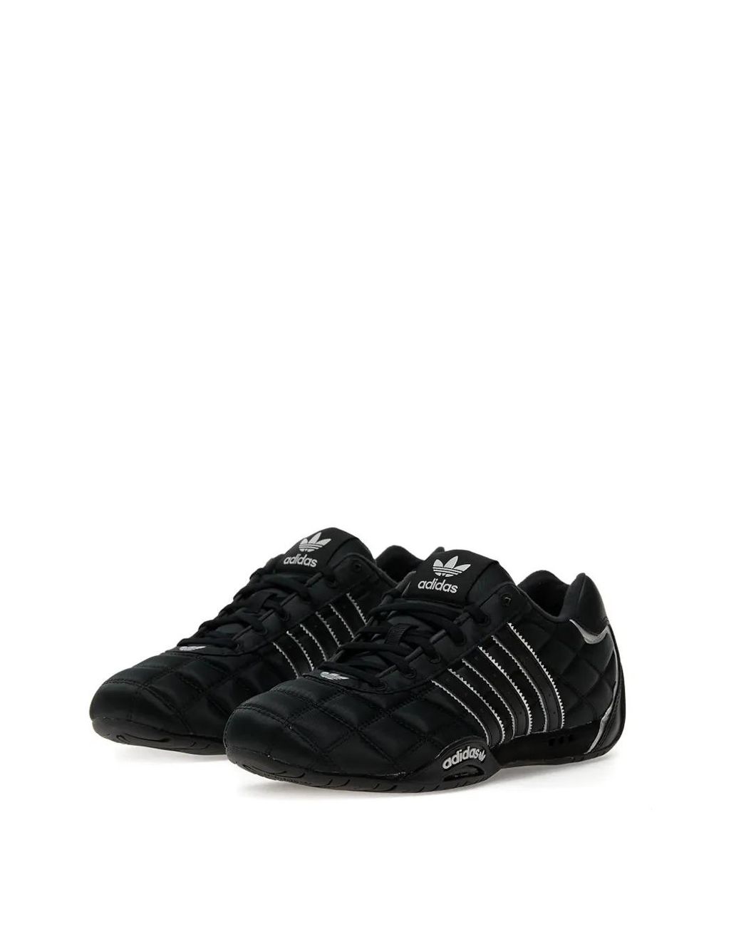 adidas Adi Racer Quilted-Detail Sneakers in Black | Lyst