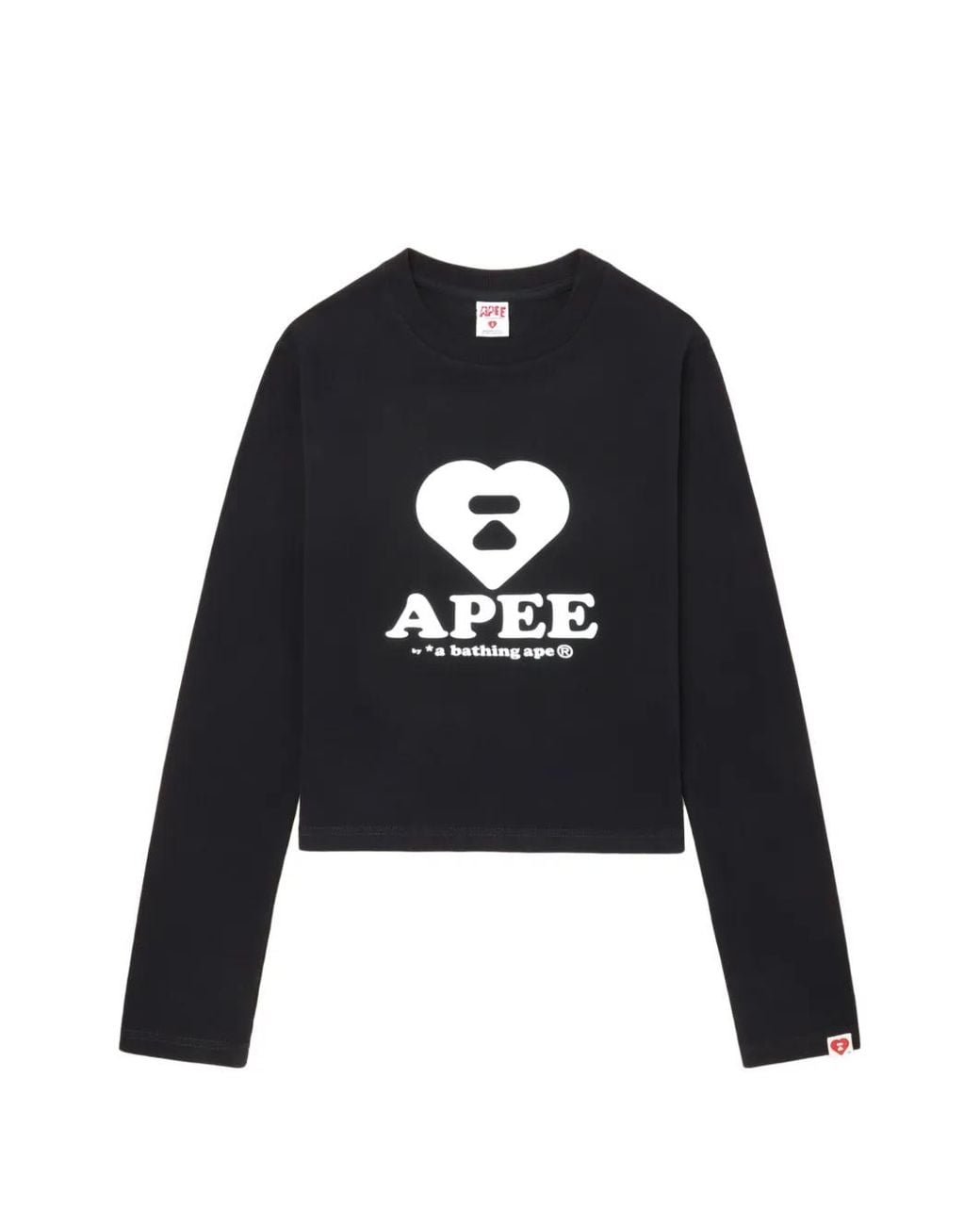 A Bathing Ape Heart Logo-Print Top in Blue | Lyst UK